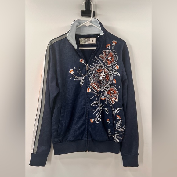 Zoo York | Jackets & Coats | Vintage Zoo York Skulls Track Jacket ...